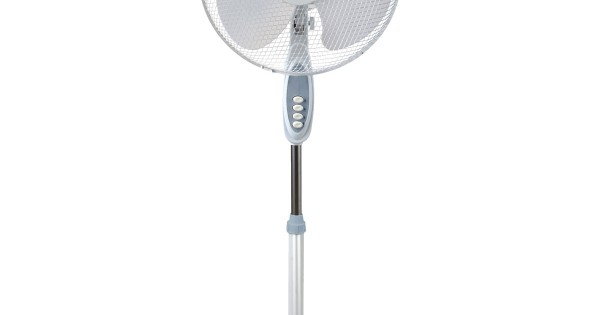 Ανεμιστήρας με ορθοστάτη Elegant 50W λευκός 40cm.