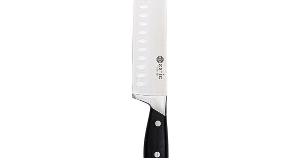 ESTIA ΜΑΧΑΙΡΙ SANTOKU BUTCHER ΑΝΟΞΕΙΔΩΤΟ 2.3mm ΜΕ ΛΕΠΙΔΑ 3CR14