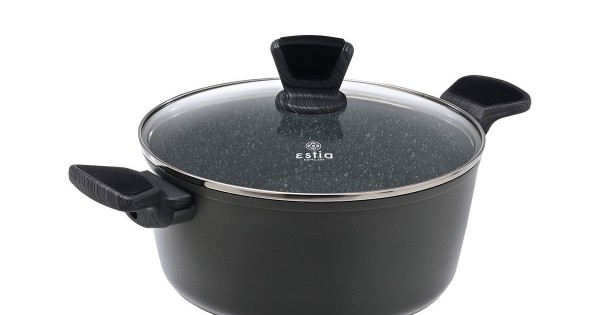 ESTIA ΚΑΤΣΑΡΟΛΑ CUISSON ΑΝΤΙΚΟΛΛΗΤΙΚΗ ΠΡΕΣΣΑΡΙΣΤΟΥ ΑΛΟΥΜΙΝΙΟΥ 24cm